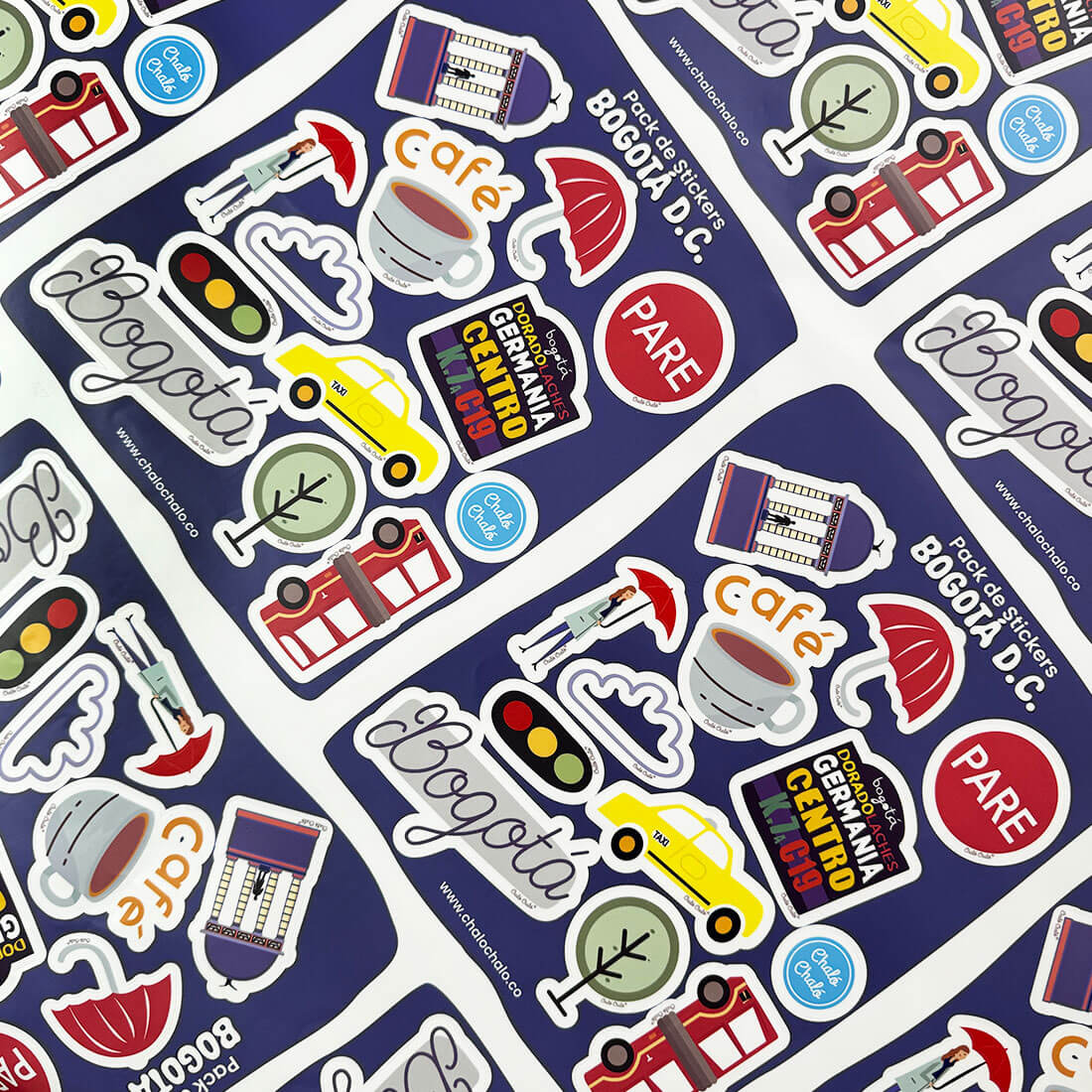 Pack de Stickers - Bogotá – Chalo Chalo Colombia